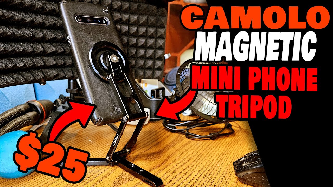 CAMOLO Magnetic Folding Mini Phone Tripod - YouTube