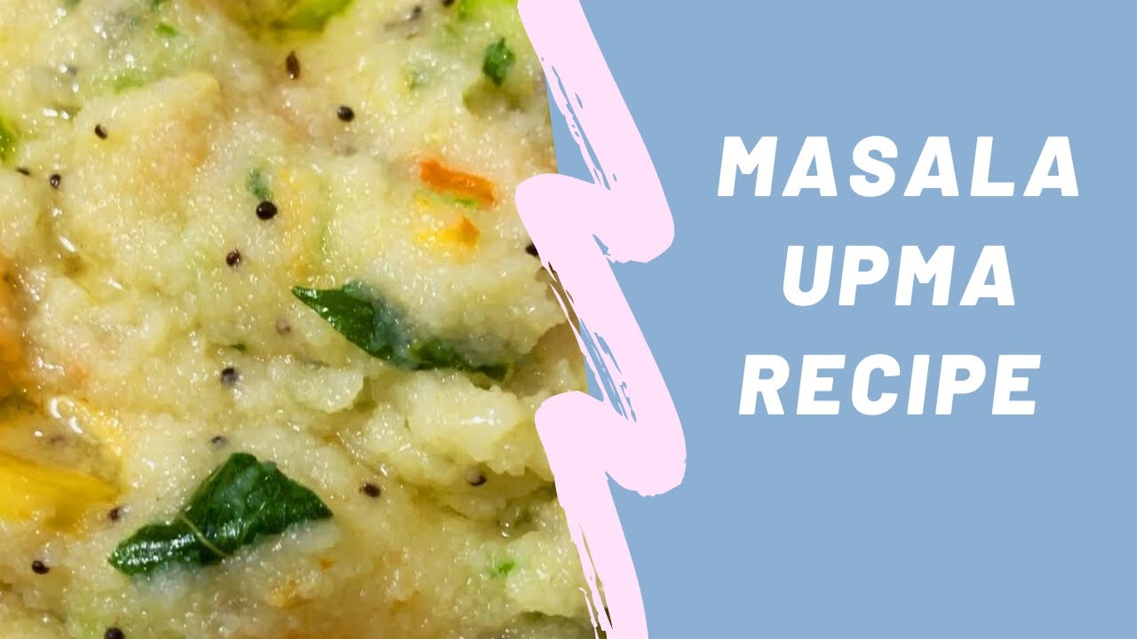 How To Make Masala Upma in Telugu | vegetable Rava Upma - YouTube