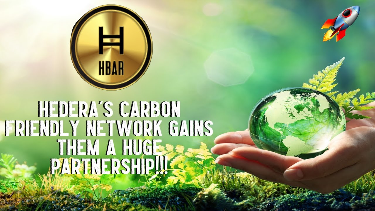 Hedera's Carbon Friendly Network Gains Them A HUGE Partnership!!! - YouTube