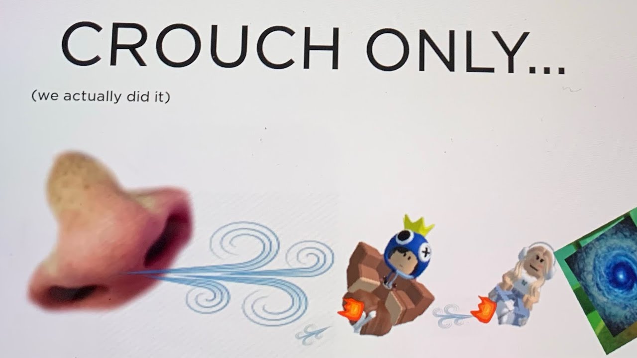 [WE ACTUALLY DID IT] Crouch only challenge! - YouTube