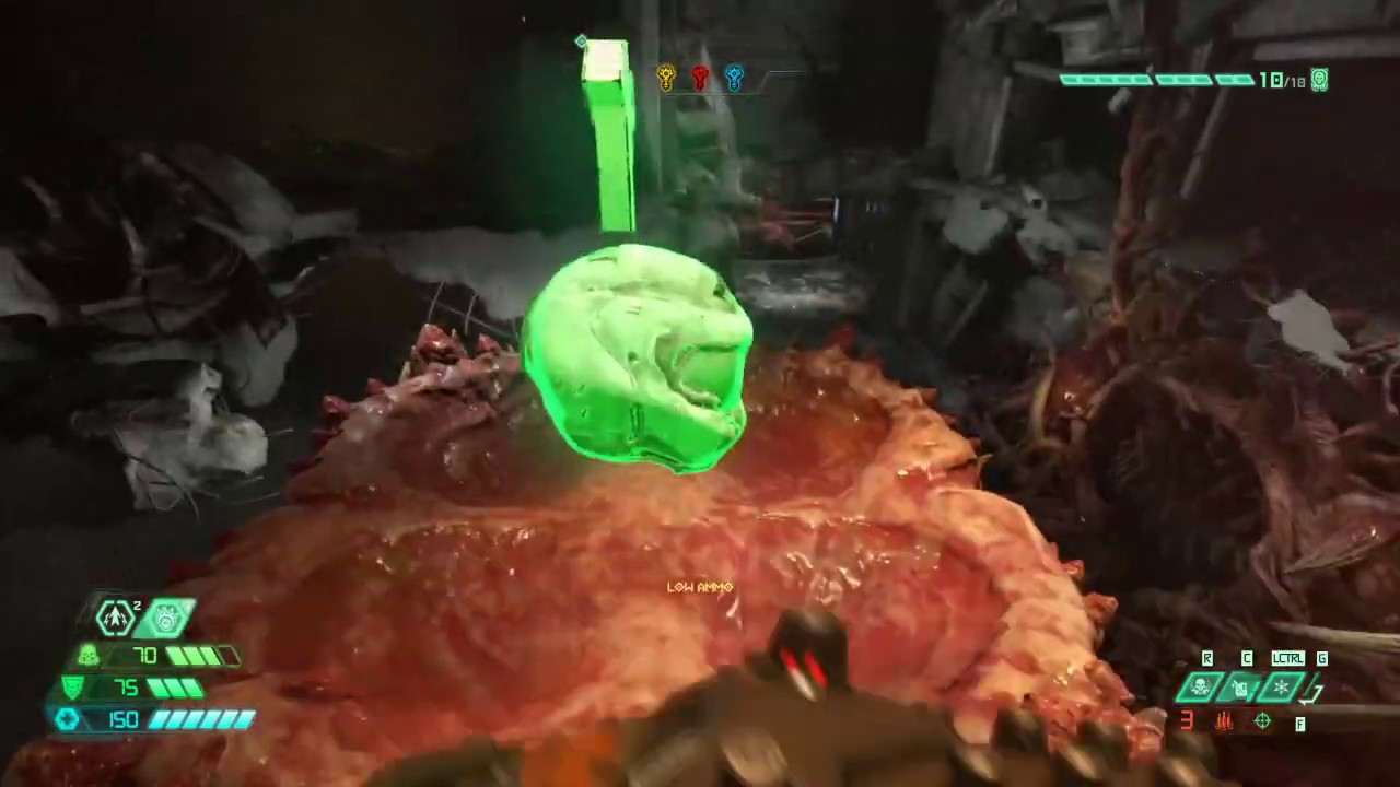 Doom Eternal Broken(?) 1Up in Super Gore Nest - YouTube