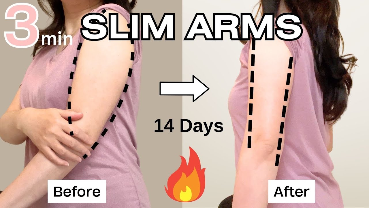 3 MIN SLIM ARMS WORKOUT 🔥 Get Toned Arms in 2 Weeks! | Beginner ...