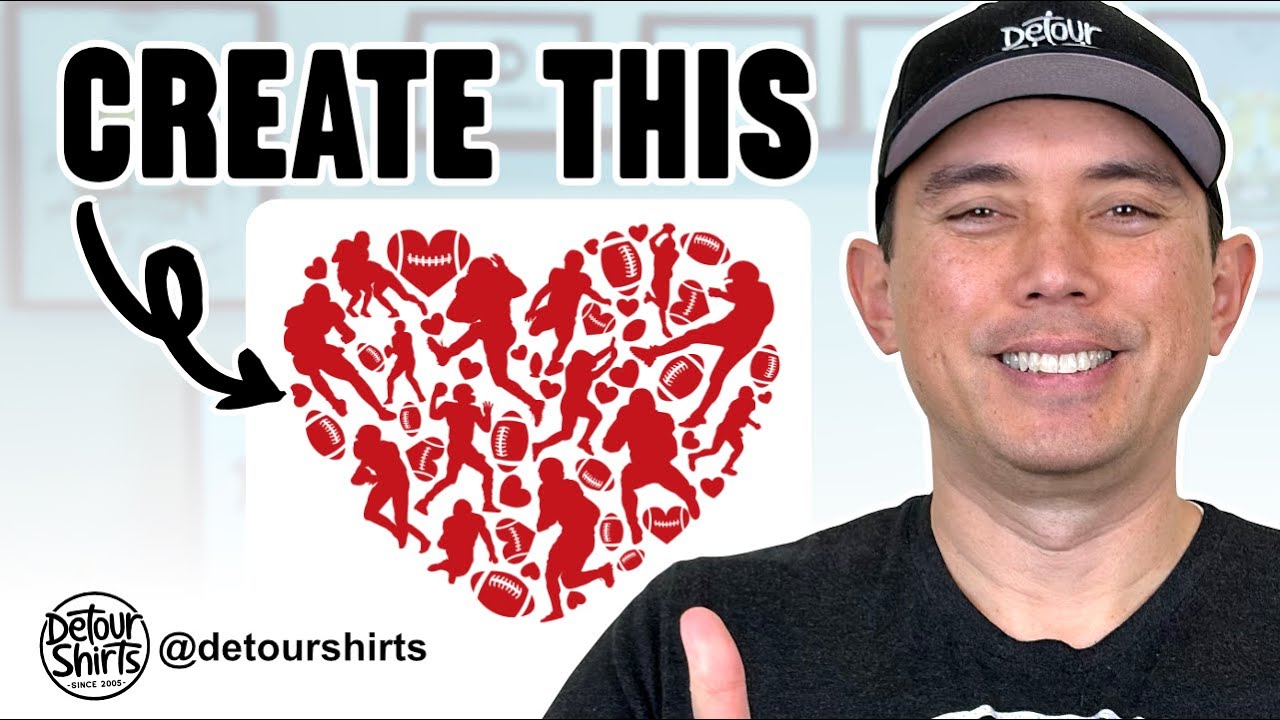 Design Tutorial: Graphics in A Heart Design Design for Print on Demand ...
