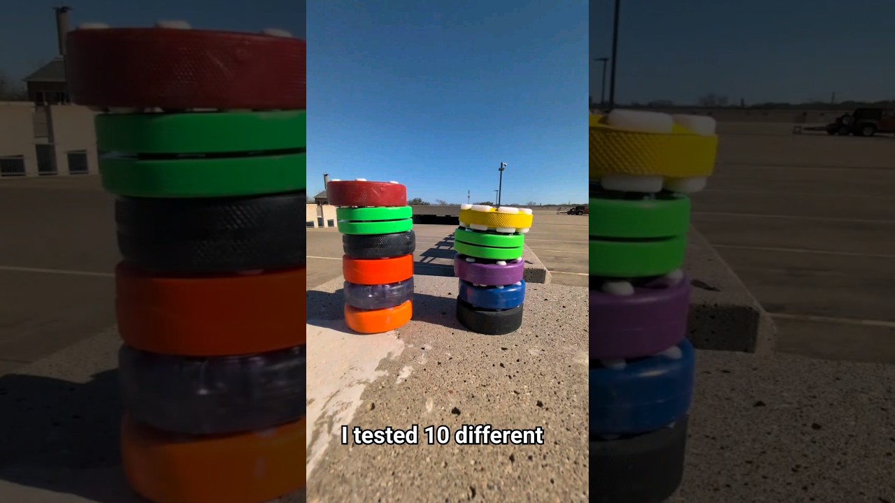 ChatGPT Hockey Puck Roll Test: Ultimate off-ice puck Experiment 2 - YouTube