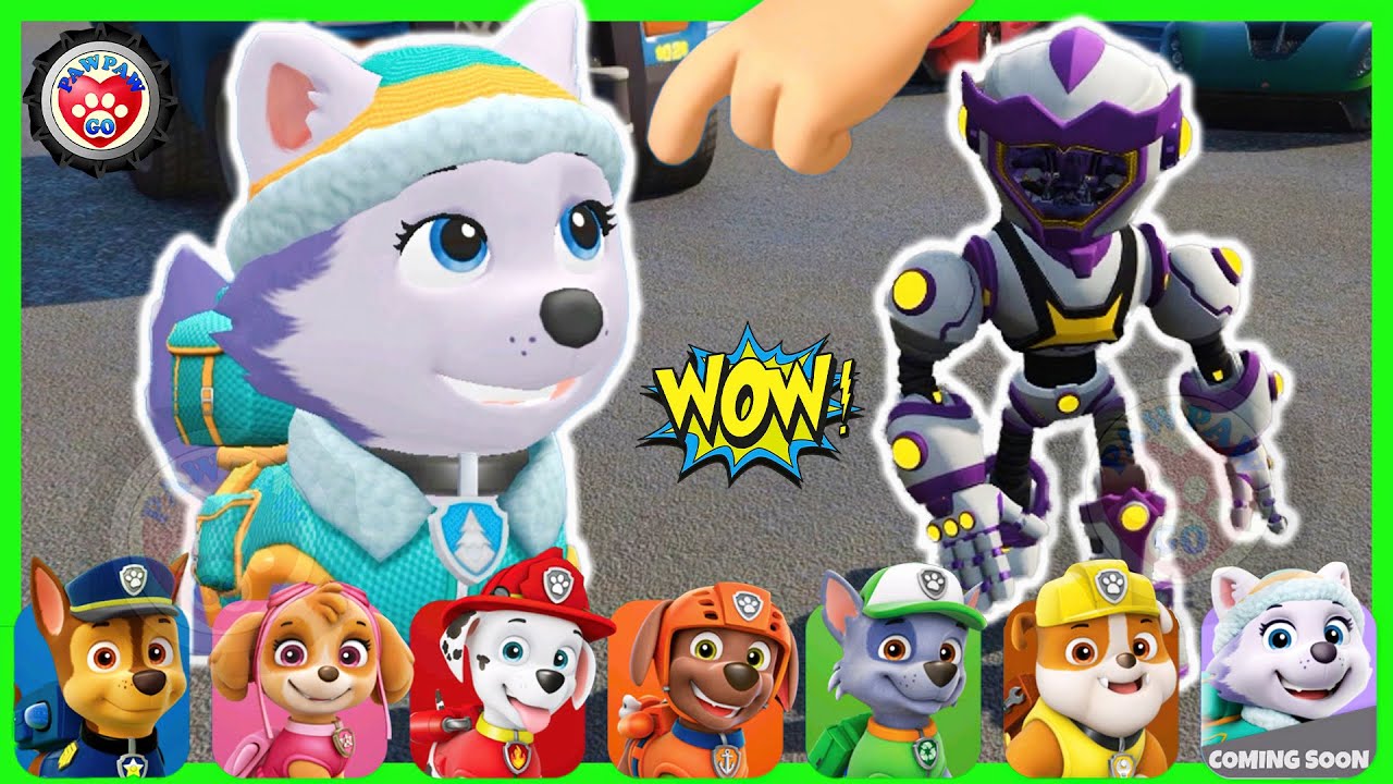 PAW Patrol The Movie: Pizza Mission #7 Harold Humdinger +Mighty Pups ...