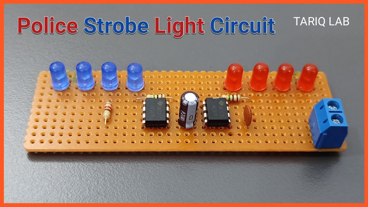 How To Make Police Light - YouTube
