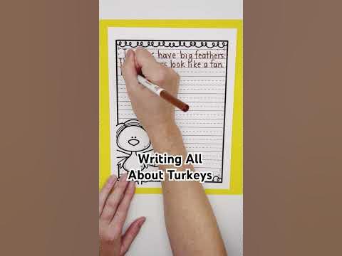 Writing All About TURKEYS In First Grade #writingactivities # ...