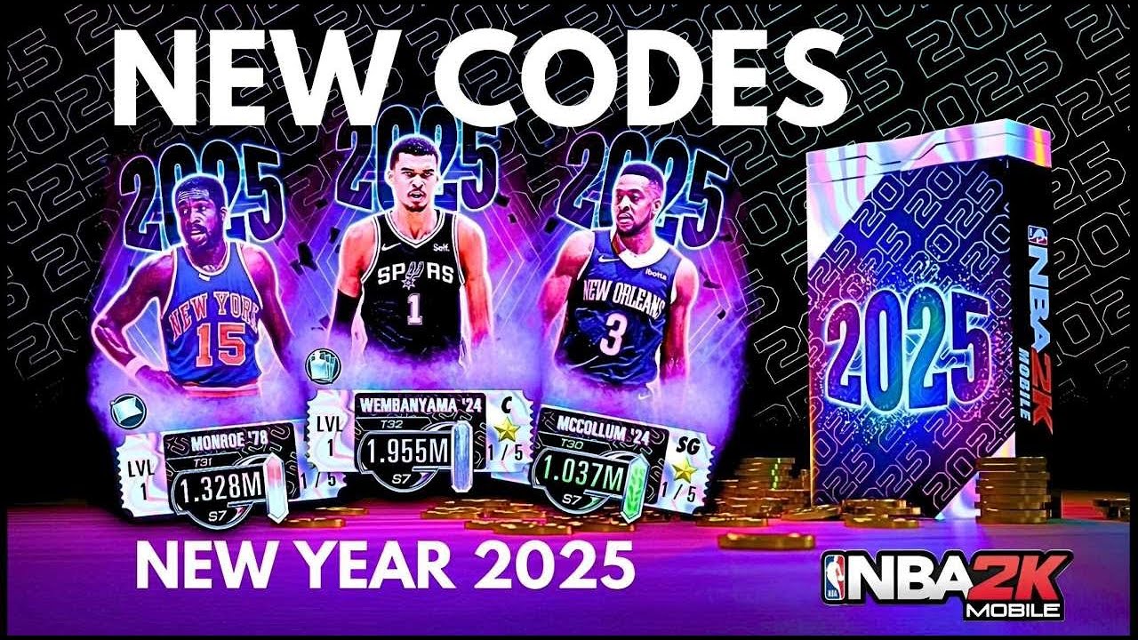 *NEW CODES* NBA 2K MOBILE REDEEM CODES 2025 | NBA 2K MOBILE CODES | NBA 2K MOBILE CODE - YouTube