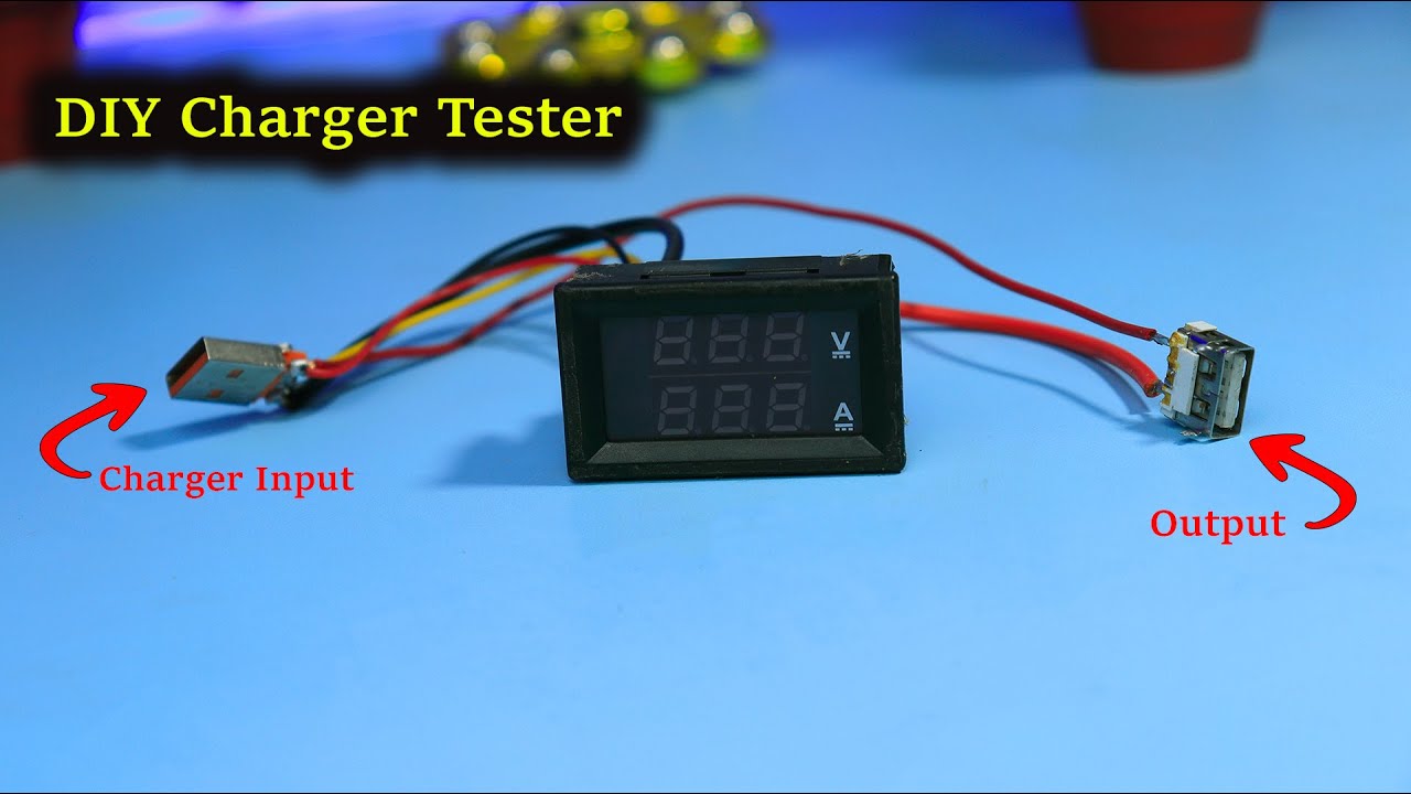 DIY Mobile Charger Current Voltage Tester - YouTube
