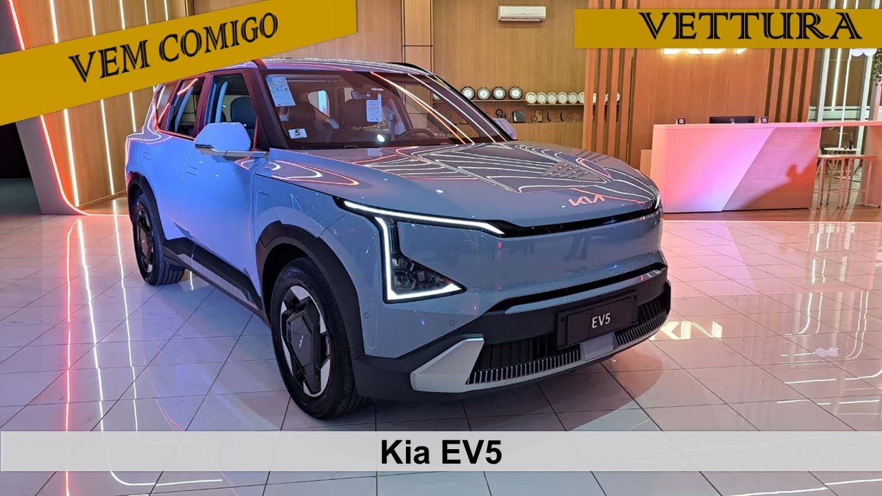 Toda ousadia do design do Kia EV5 - YouTube