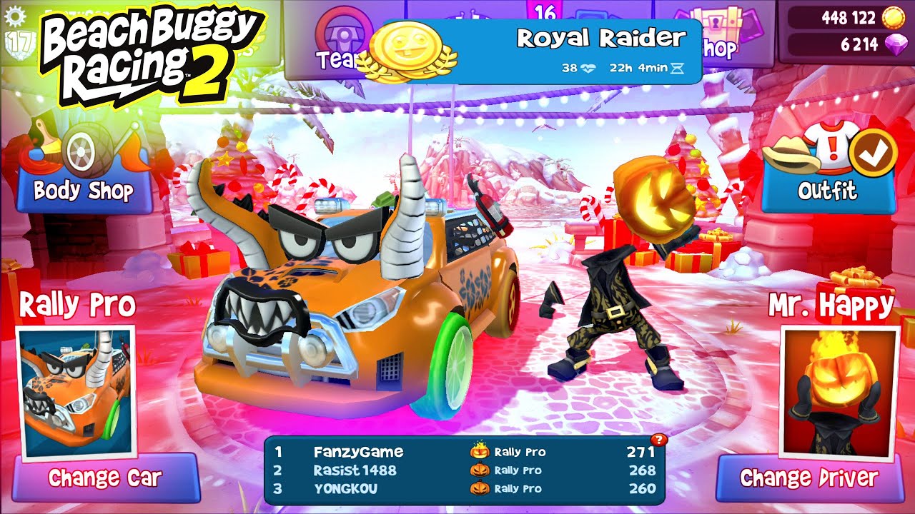 Monster Rally Pro New Paint + Mr. Happy New and Tournament Royal Raider ...
