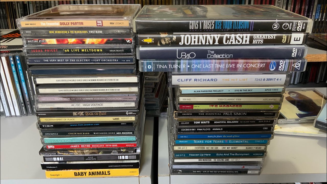 CD Finds #64 - 30 Hard/Classic Rock, Country + Aussie Bands - YouTube