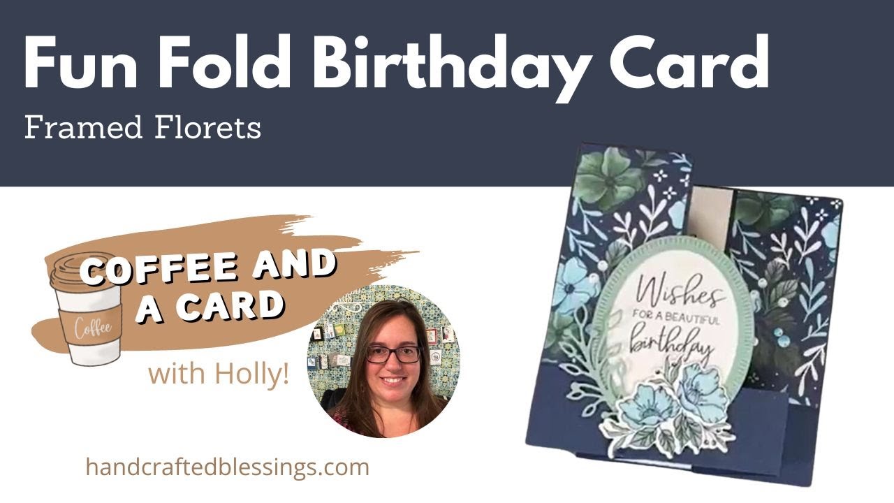 Easy Fun Fold Birthday Card - YouTube