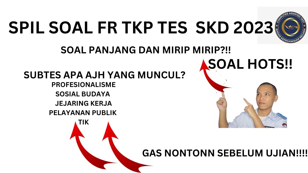 PEMBAHASAN SOAL FR HOTS TKP(SOAL PANJANG DAN OPSI MIRIP MIRIP) GAS SKOR ...
