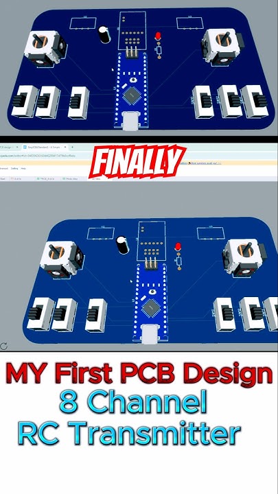My First 😱3D Rc Transmitter #pcb #rc #rcdiy #rcplane #drone #transmitter #radiocontrol - YouTube
