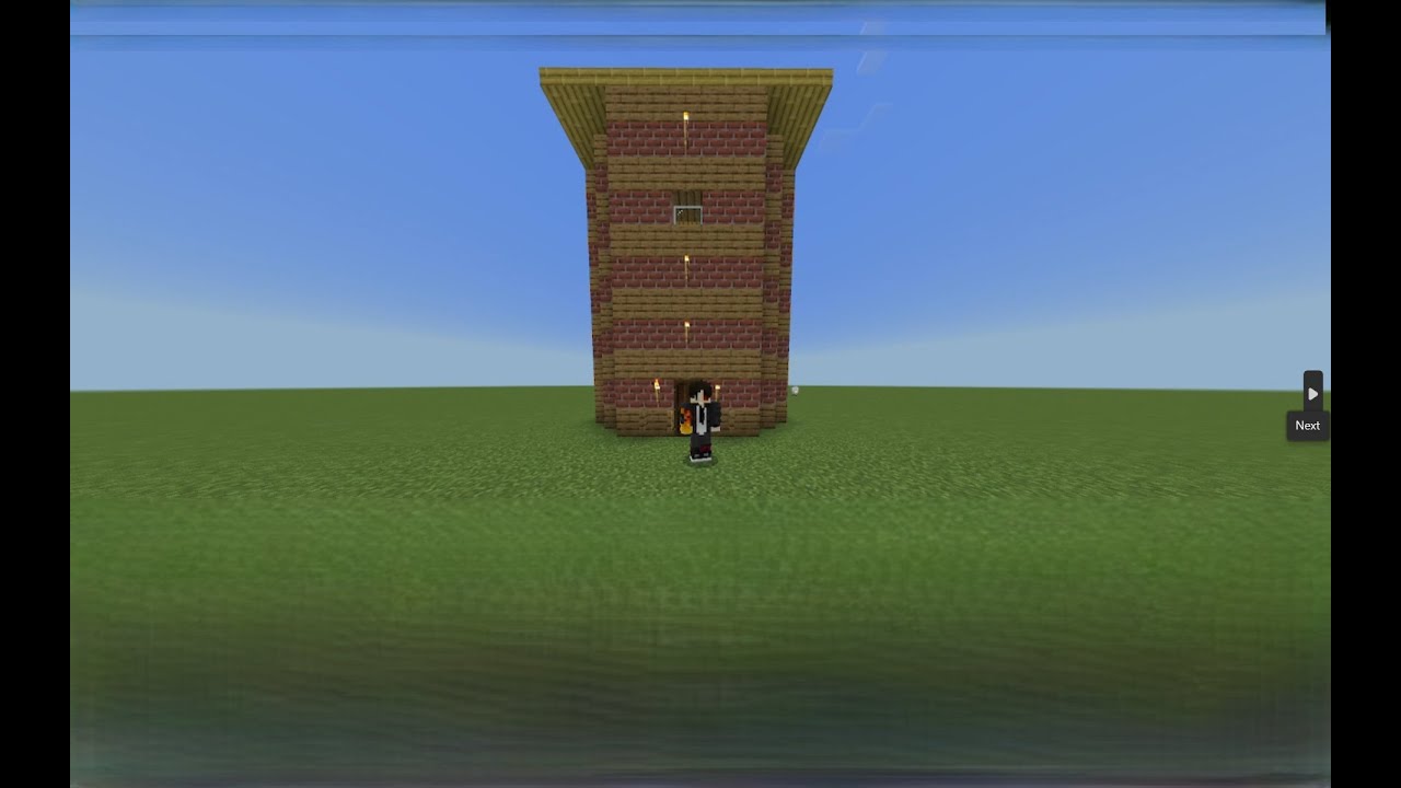 Minecraft Masterpiece: A Two-Story Fort by a Young Builder! - YouTube