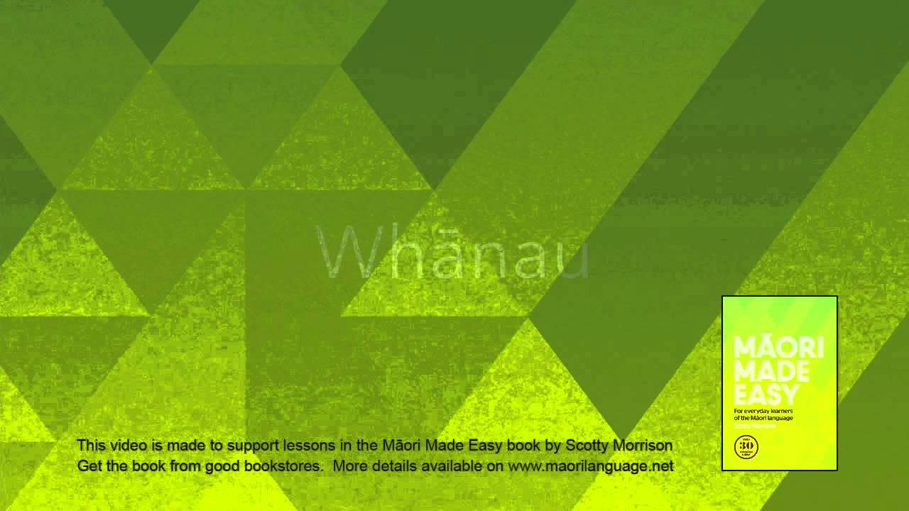 Māori Made Easy - Week 1 Monday - YouTube