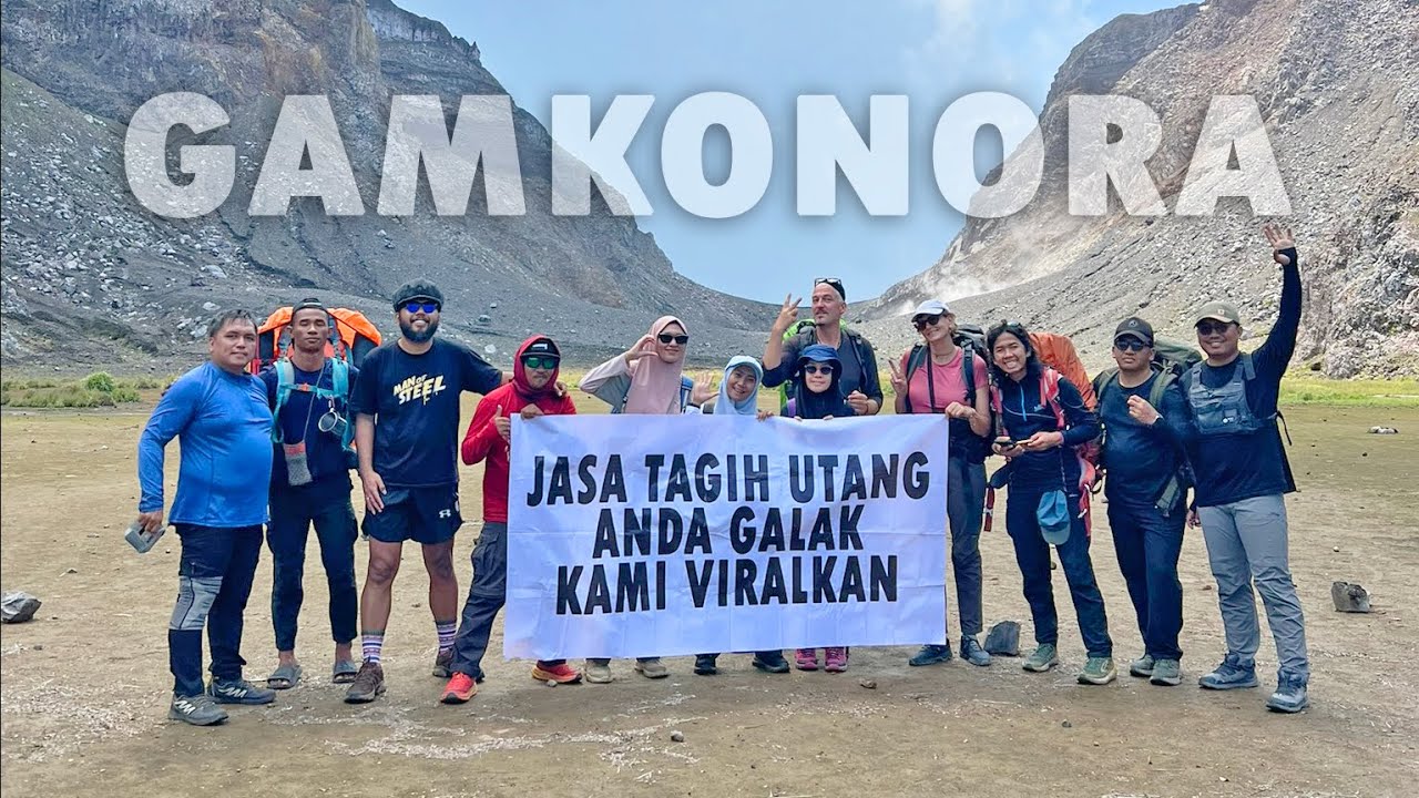 GUNUNG GAMKONORA - PENDAKIAN START DARI PINGGIR LAUT - YouTube