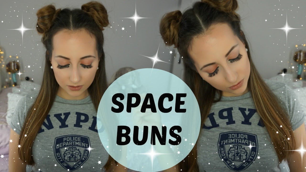 Space Buns ♡ Super FÁCIL - YouTube