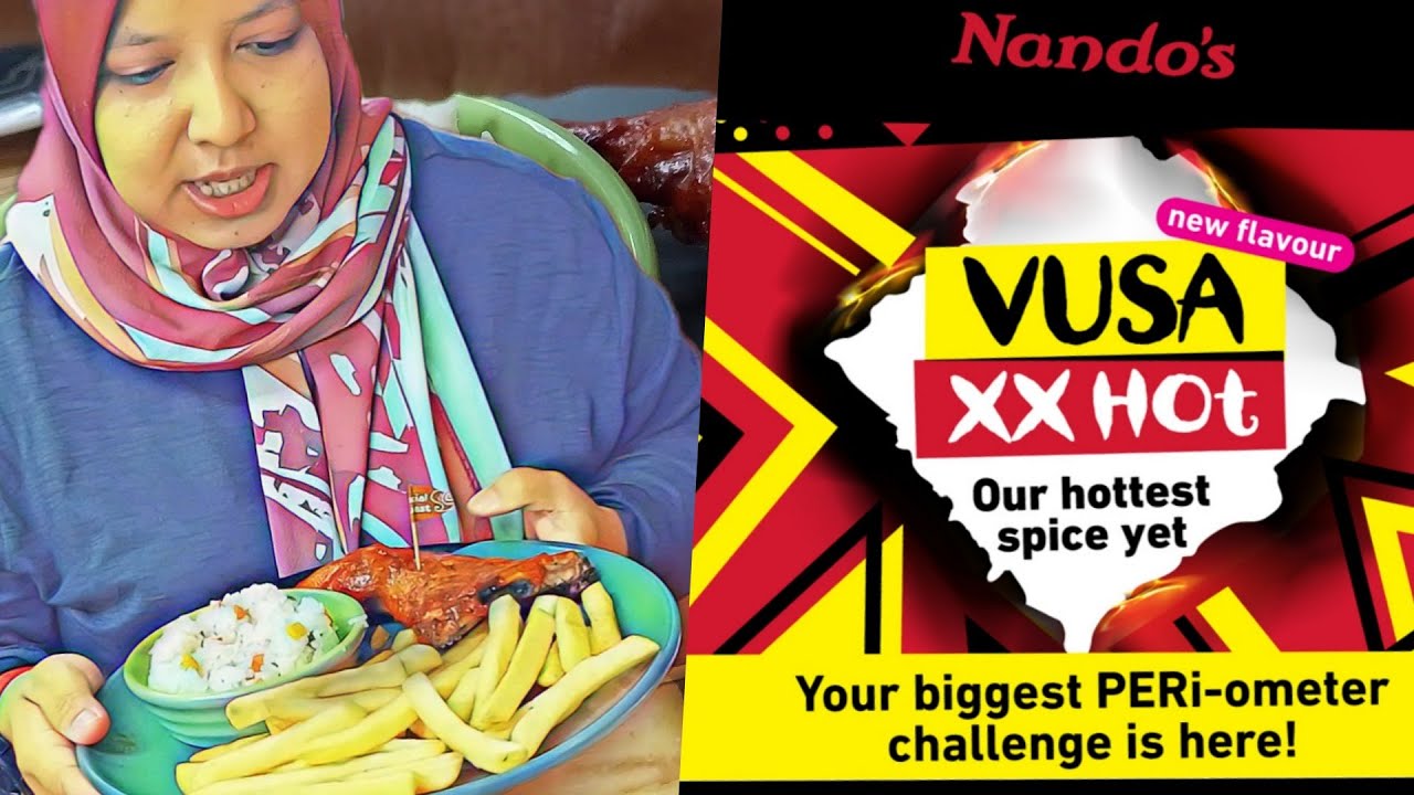 Review : Nando's New Flavour VUSA XX Hot Peri Peri - YouTube