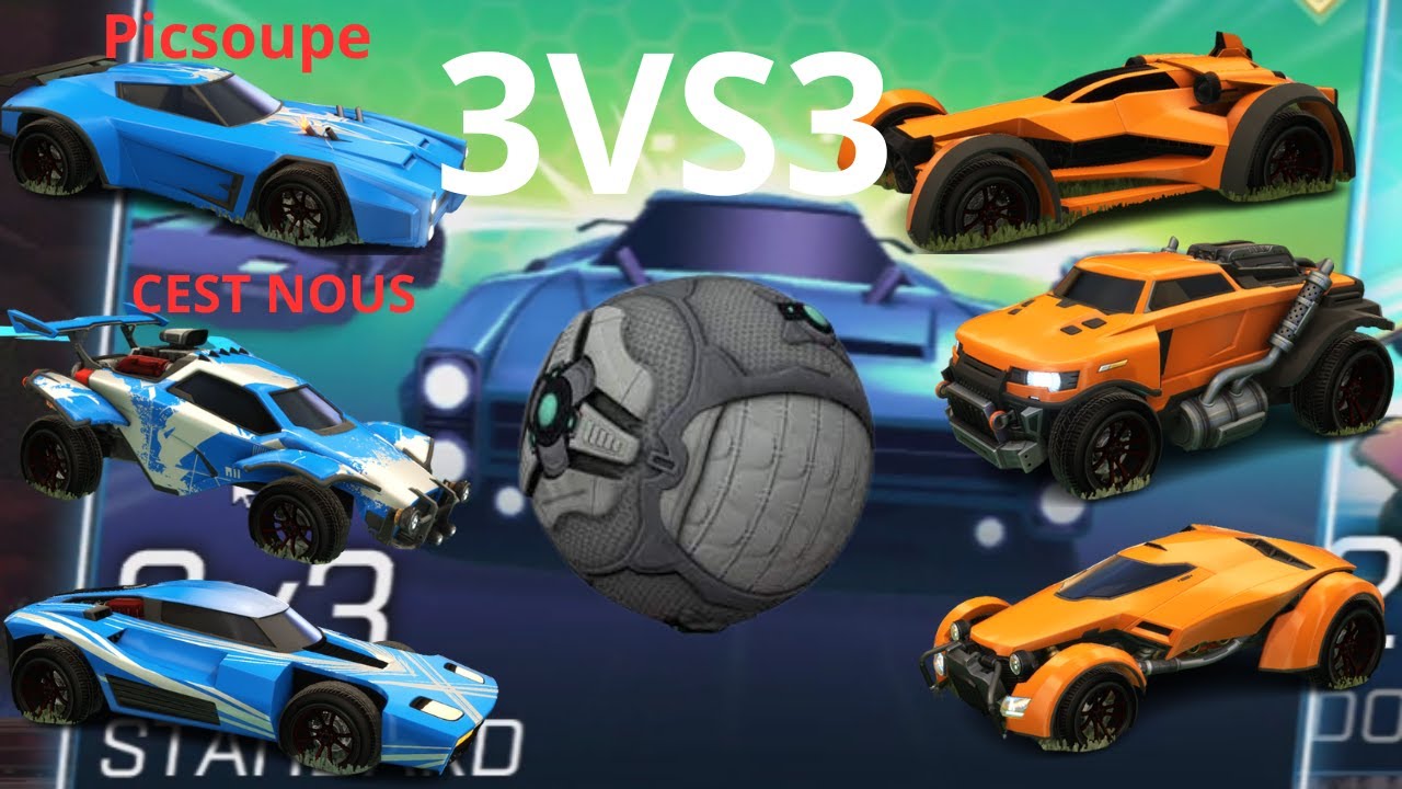 Je commence les games Rocket League 3vs3 saison 11 avec CESTNOUS ...