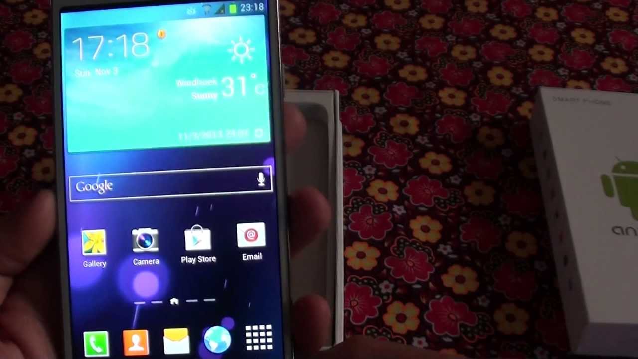 Android Star Note 3 Demo, Review - YouTube