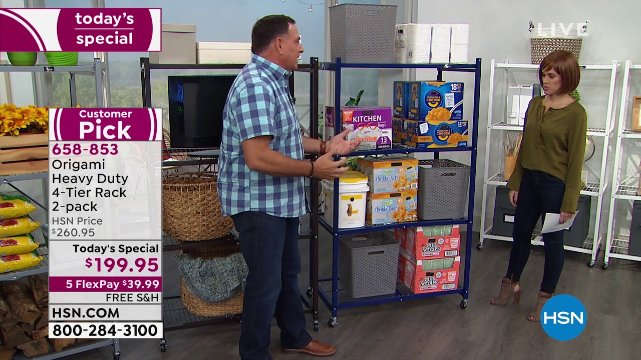 Origami Heavy Duty 4Tier Rack 2pack - YouTube