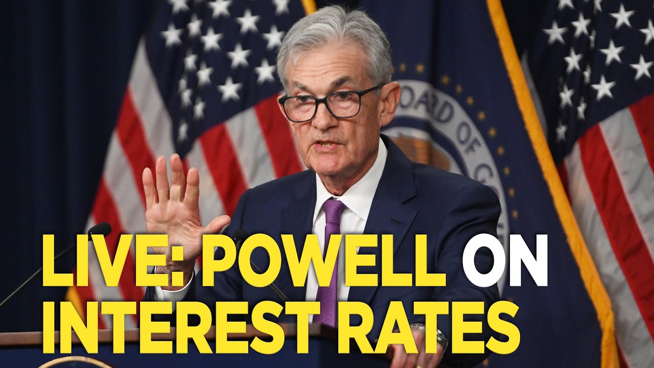 Watch Live Fed Chair Jerome Powell Holds News Conference On Interest Rates Youtube