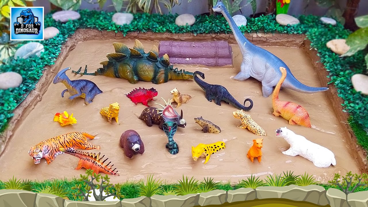 D for Dinosaur: Mud Adventure with Herbivore Dinosaurs & Carnivore ...