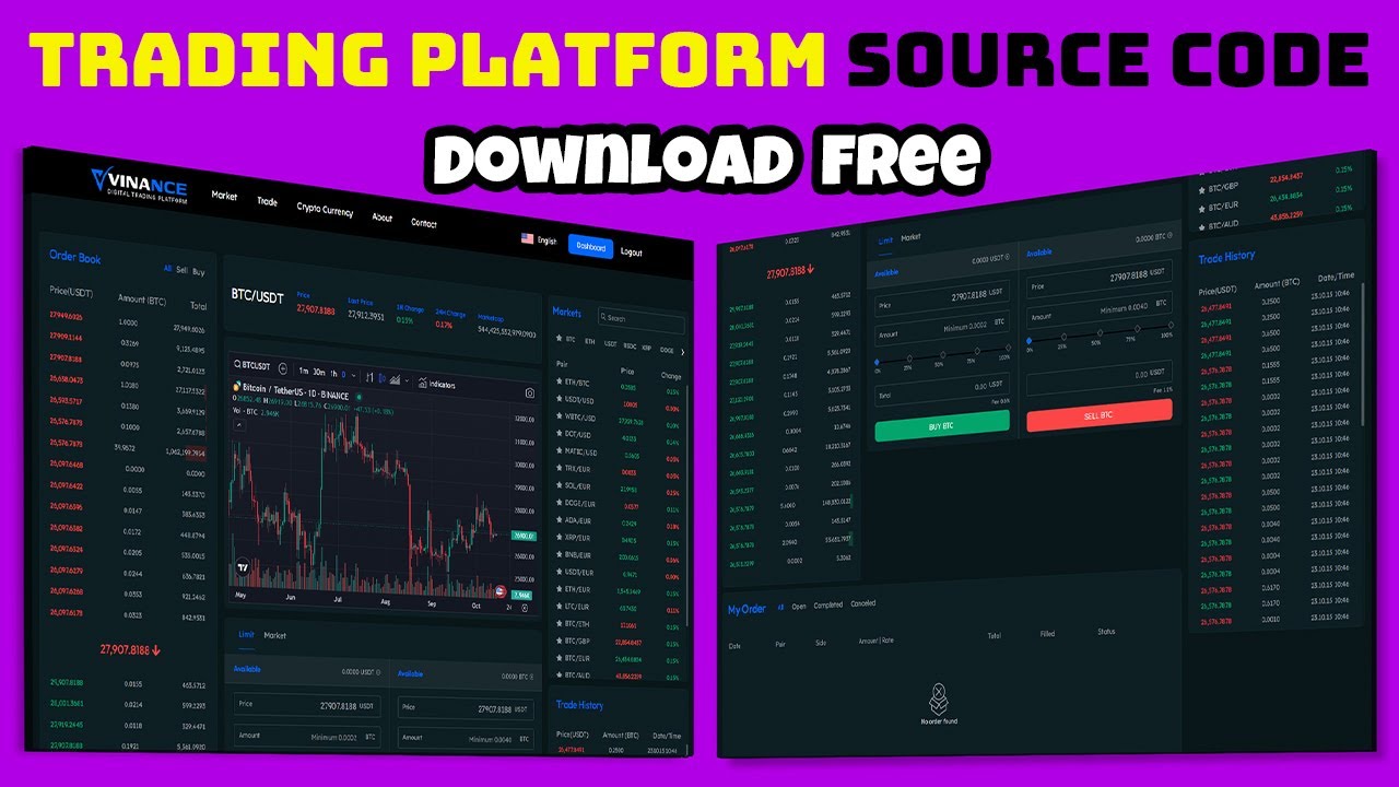 How To Create An Crypto Online Trading Platform Using Vinance Php Script Youtube