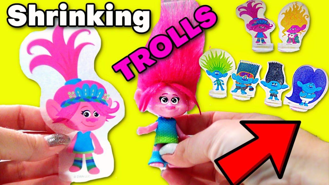 Trolls Band Together: Shrinking Poppy, Viva, Branch, John Dory, Spruce ...