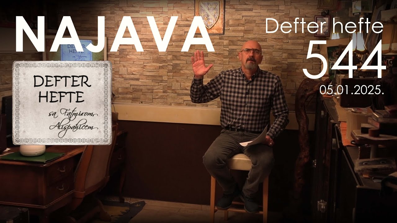 NAJAVA Defter hefte 544, 05.01.2025. - YouTube