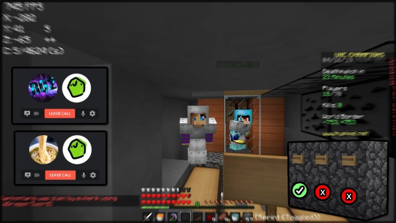 trapping minecraft players and making them gamble their lives - YouTube