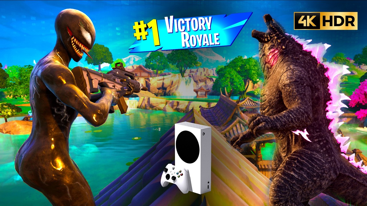 4K 60FPS Fortnite Black Venom Zero Build Gameplay - Xbox Series S - YouTube