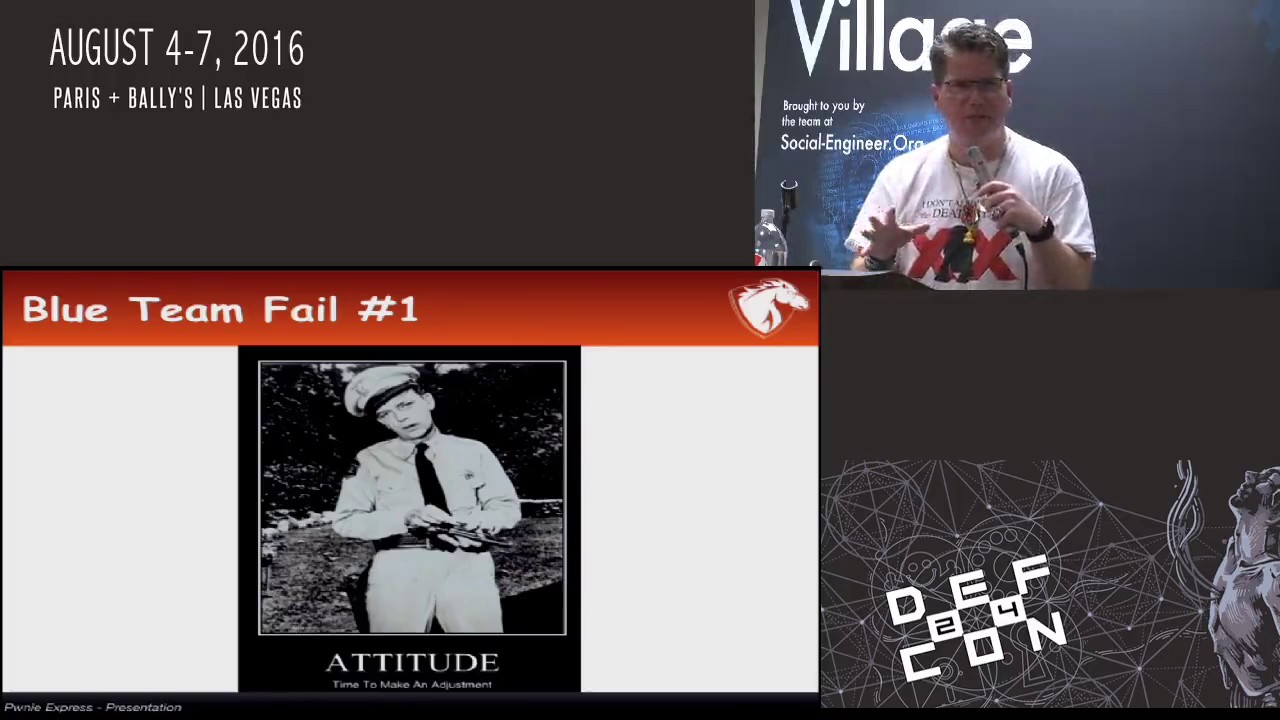 DEF CON 24 SE Village - Jayson Street - Total Fail: and Bad Mistakes, I ...