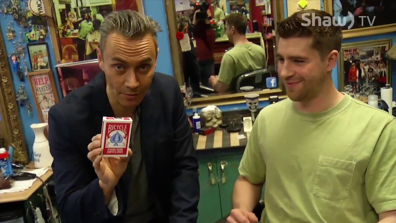 Random Acts of Magic - Card & Razor Blade Trick - Shaw TV Nanaimo - YouTube