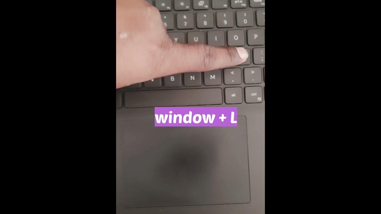 How To Lock Laptop pc Screen shorts computer short youtubeshorts how-to-lock-laptop-pc-screen-shorts-computer-short-youtubeshorts