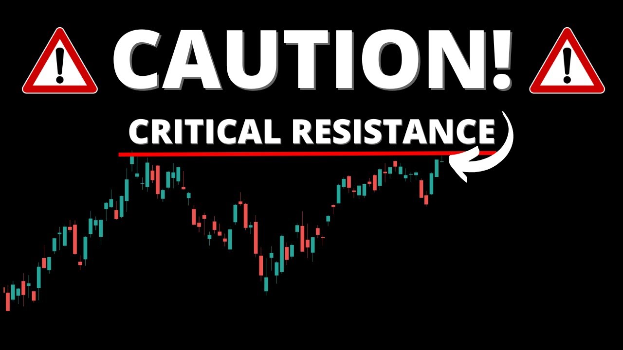 CAUTION! SPY is at CRITICAL RESISTANCE! #SPY #QQQ #DIA #IWM #ARKK #BTC ...