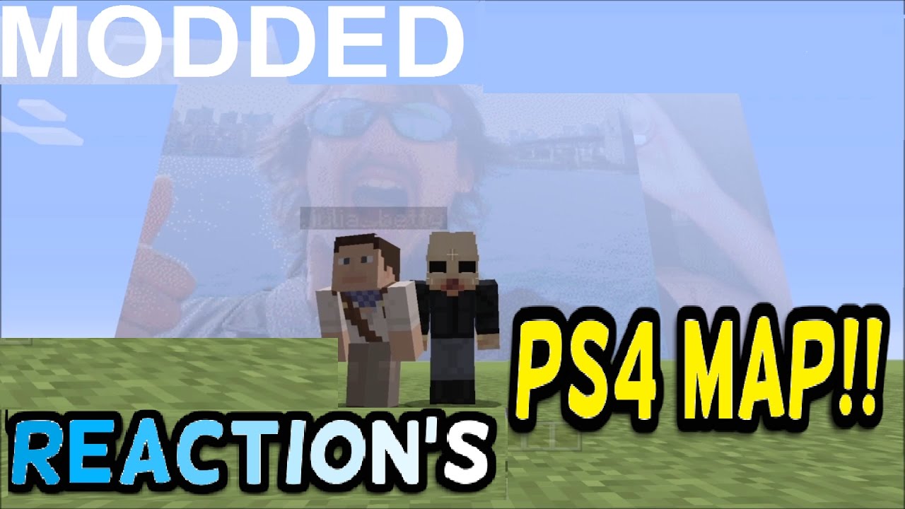 Minecraft PS4 - Modded Map!!! I've NEVER SEEN THIS BEFORE!!! & Face ...
