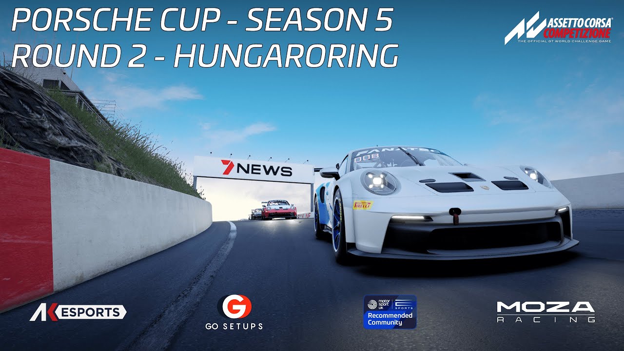 RCI TV | Porsche Cup - Season 5 | Round 2 - Hungaroring | Live Commentary - YouTube