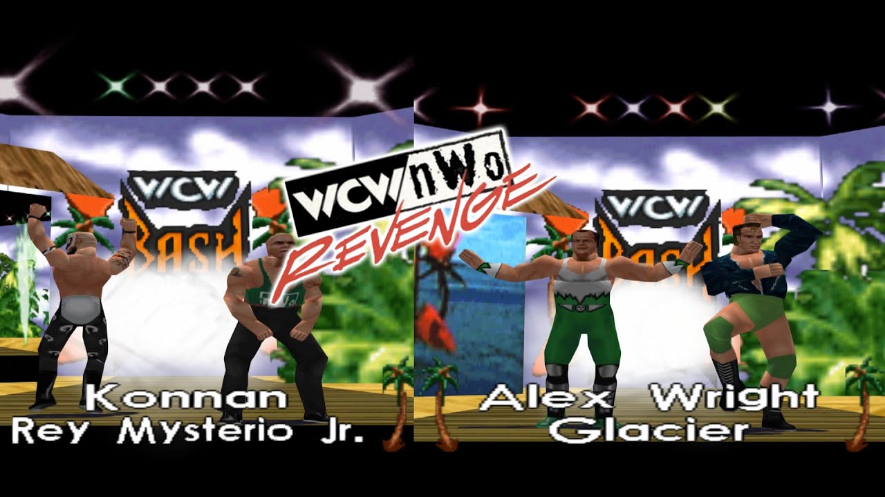 WCW/nWo Revenge | Konnan & Rey Mysterio vs Alex Wright & Glacier ...