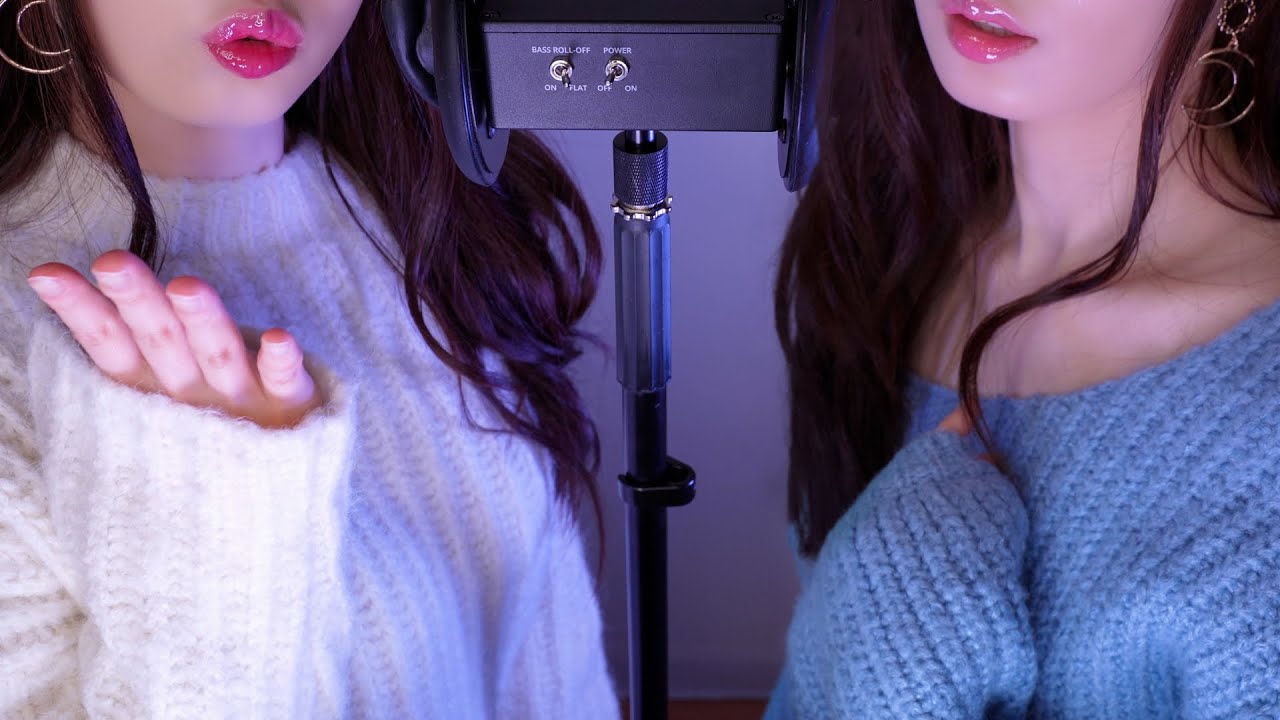 ASMR Twin Kisses with 3Dio💓Chu! - YouTube