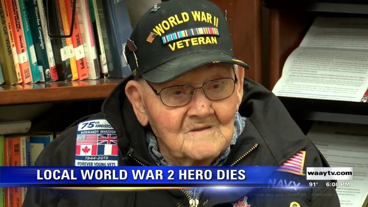 World War II veteran Sherwin 'Chick Magnet' Callander dies at 102 - YouTube