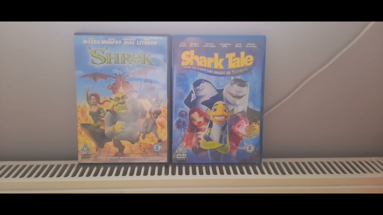 Shrek and Shark Tale (UK) DVD Unboxing - YouTube