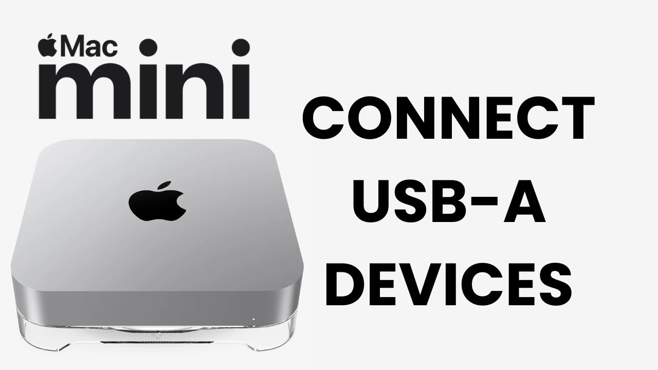 How To Connect USB-A Devices To M4 Mac Mini - YouTube