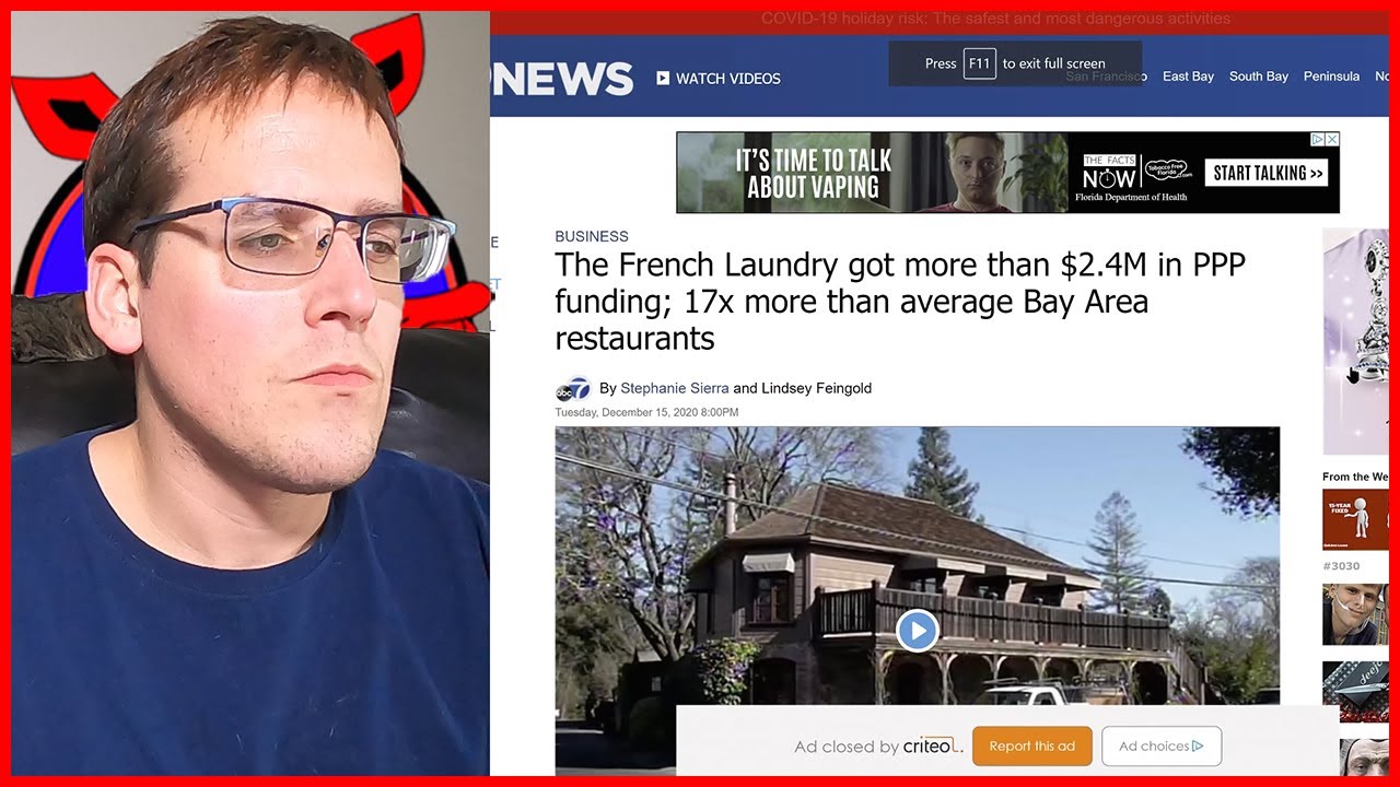 Gavin Newsome's Favorite Restaurant, French Laundry, Receives Millions ...