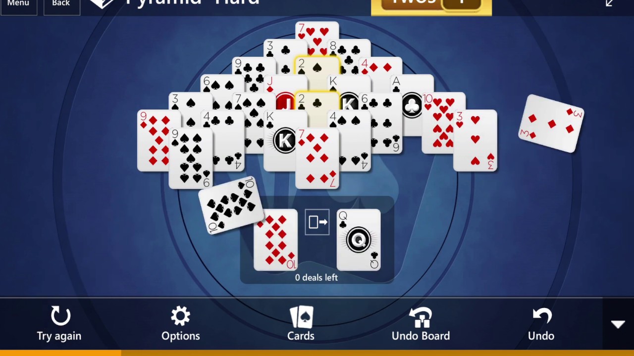 Microsoft Solitaire Collection: Pyramid - Hard - November 22, 2016 ...