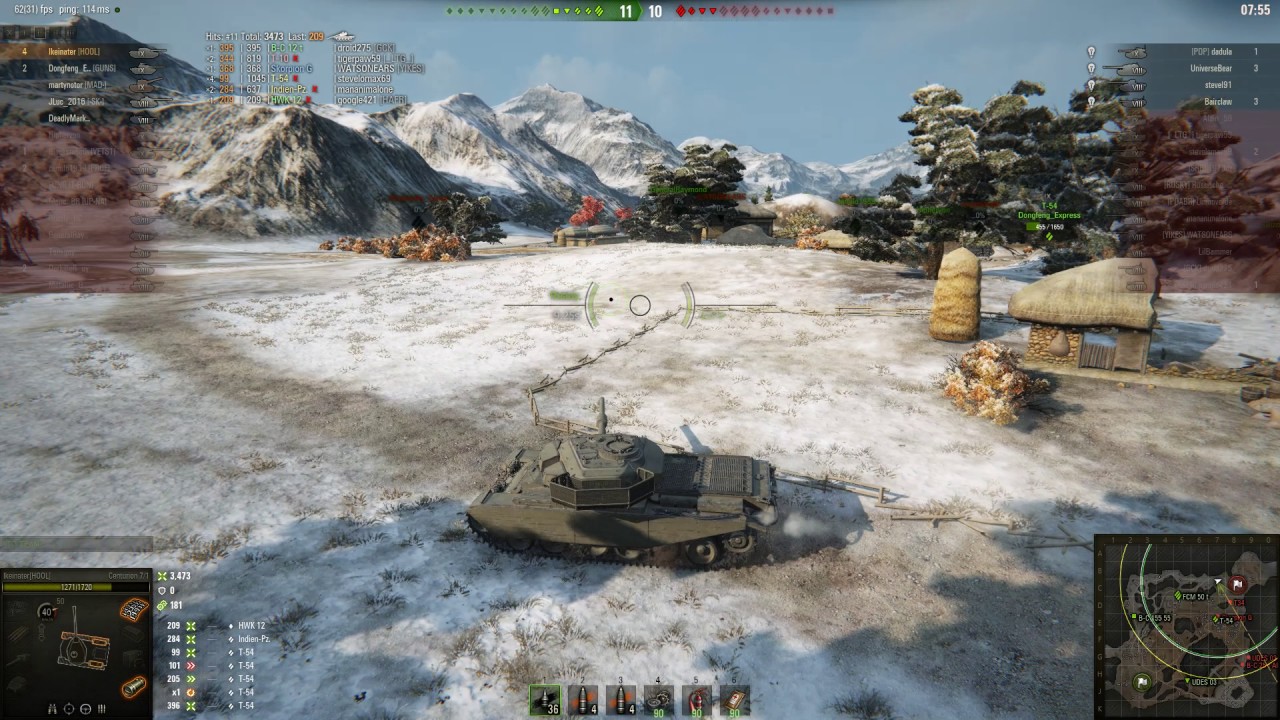 World of Tanks Cent 7/1 Ace Tanker and Mark Gameplay - YouTube