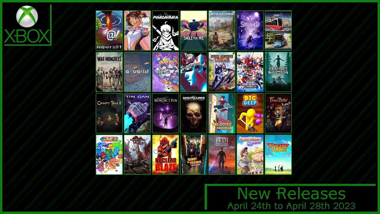 New Xbox Games for April 24th to April 28th 2023 - YouTube