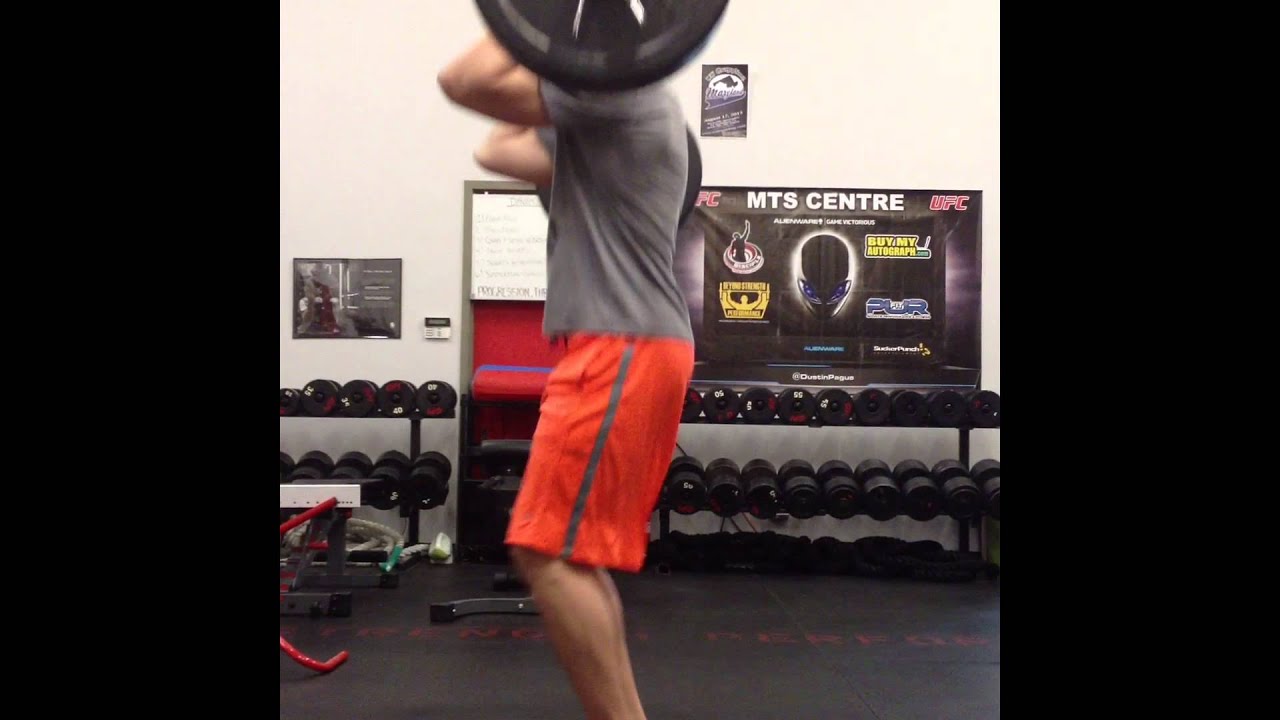 Hang Power Clean + Front Squat - YouTube